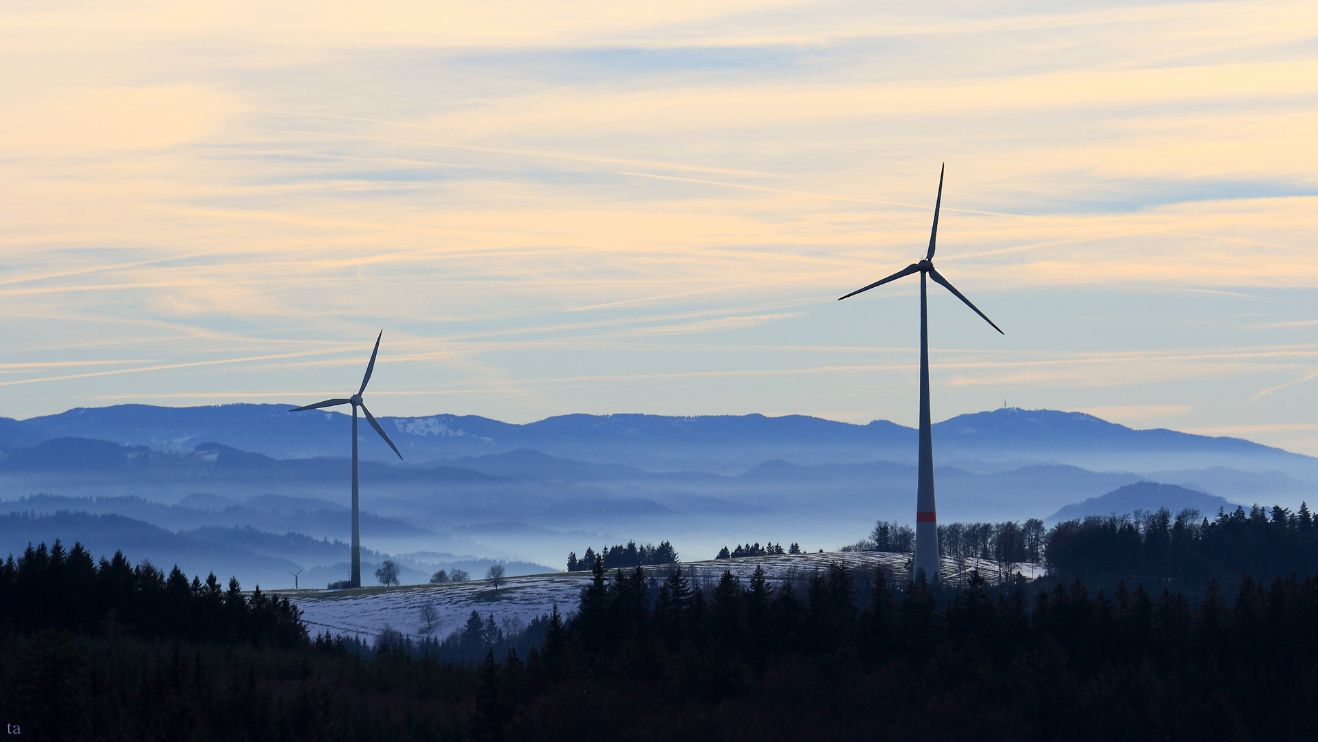 Windkraft Foto & Bild | landschaft, lebensräume, winter Bilder auf ...