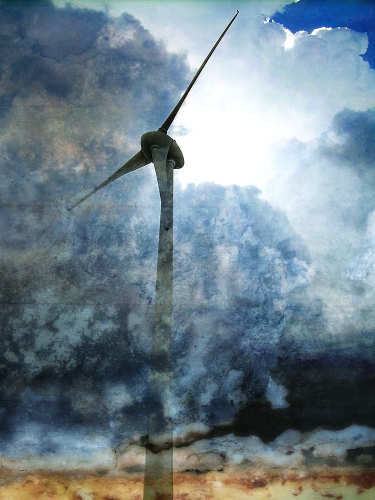 Windrad 02 Foto & Bild | spezial, alt, düster Bilder auf fotocommunity