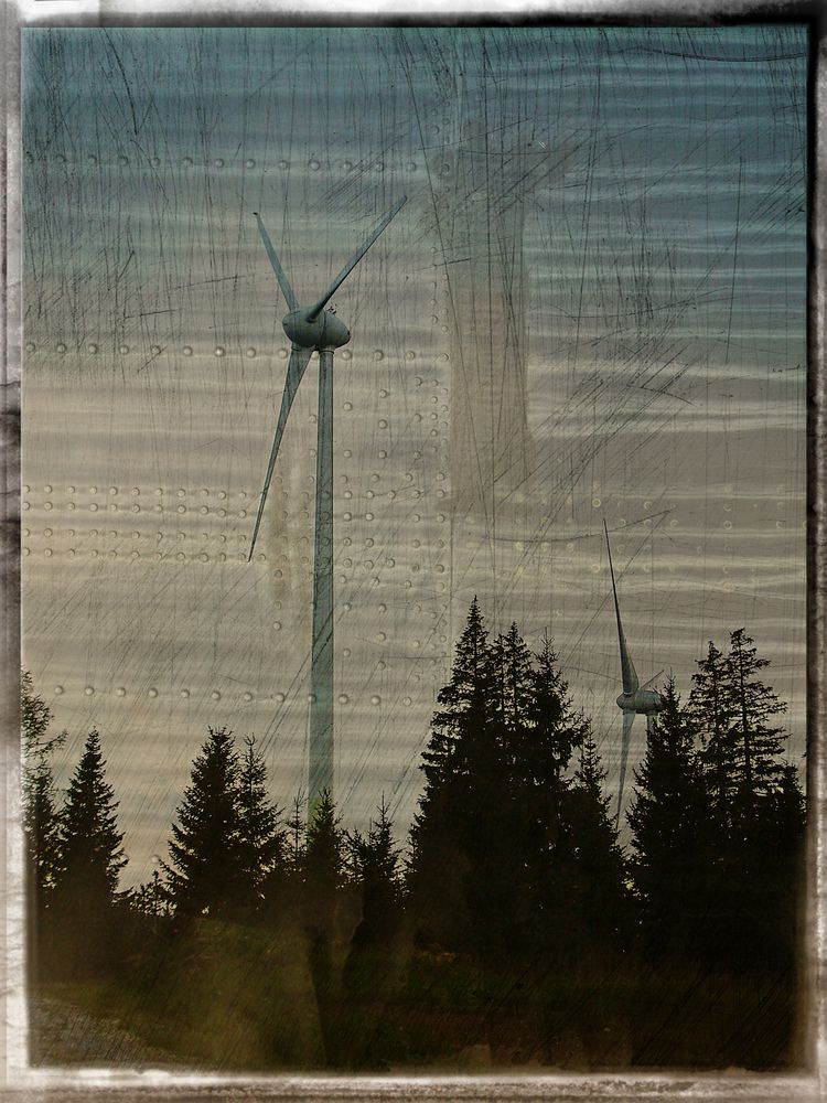 Windrad Foto & Bild | spezial, alt, techniken Bilder auf fotocommunity