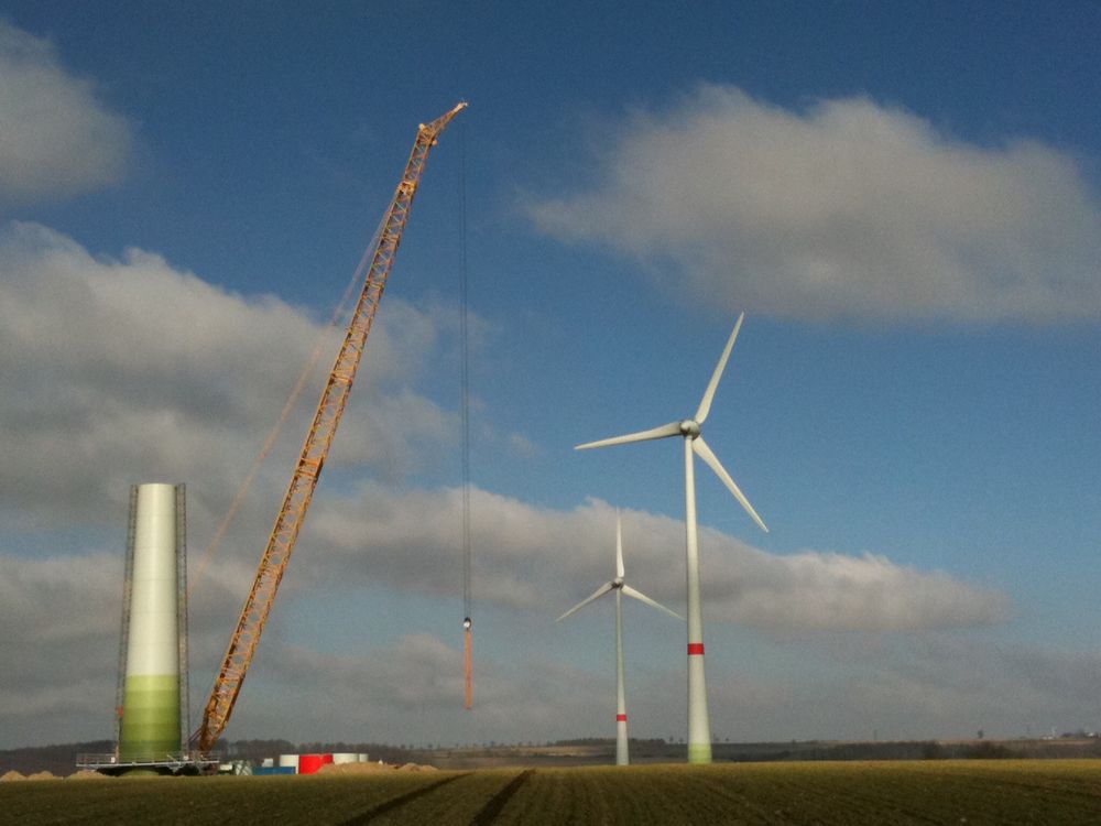 Windräder Foto & Bild | architektur, ländliche architektur, motive ...