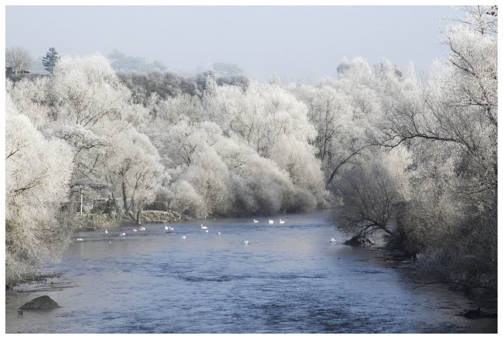 Winter am Fluß 2 Foto & Bild | landschaft, bach, fluss & see, winter Bilder auf fotocommunity