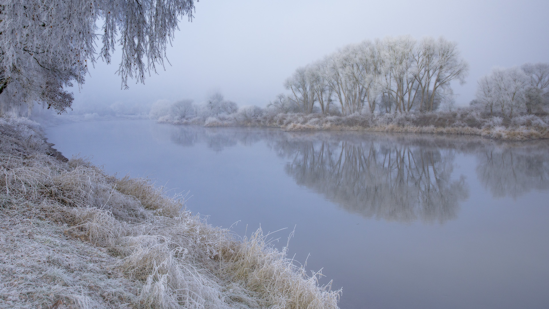 Winter am Fluss Foto & Bild | winter, natur, landschaft Bilder auf fotocommunity