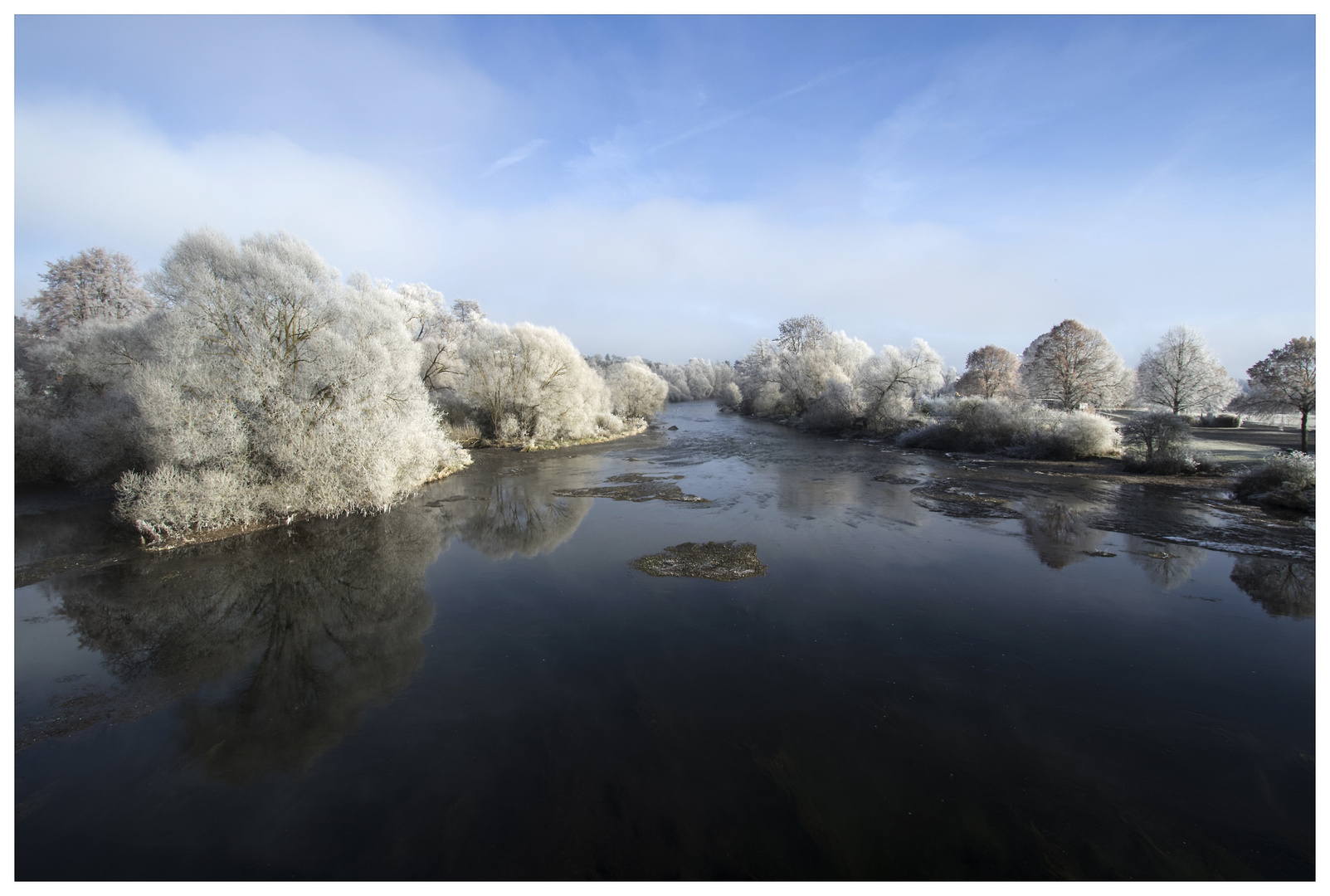 Winter am Fluss ** Foto & Bild | jahreszeiten, winter, outdoor Bilder auf fotocommunity