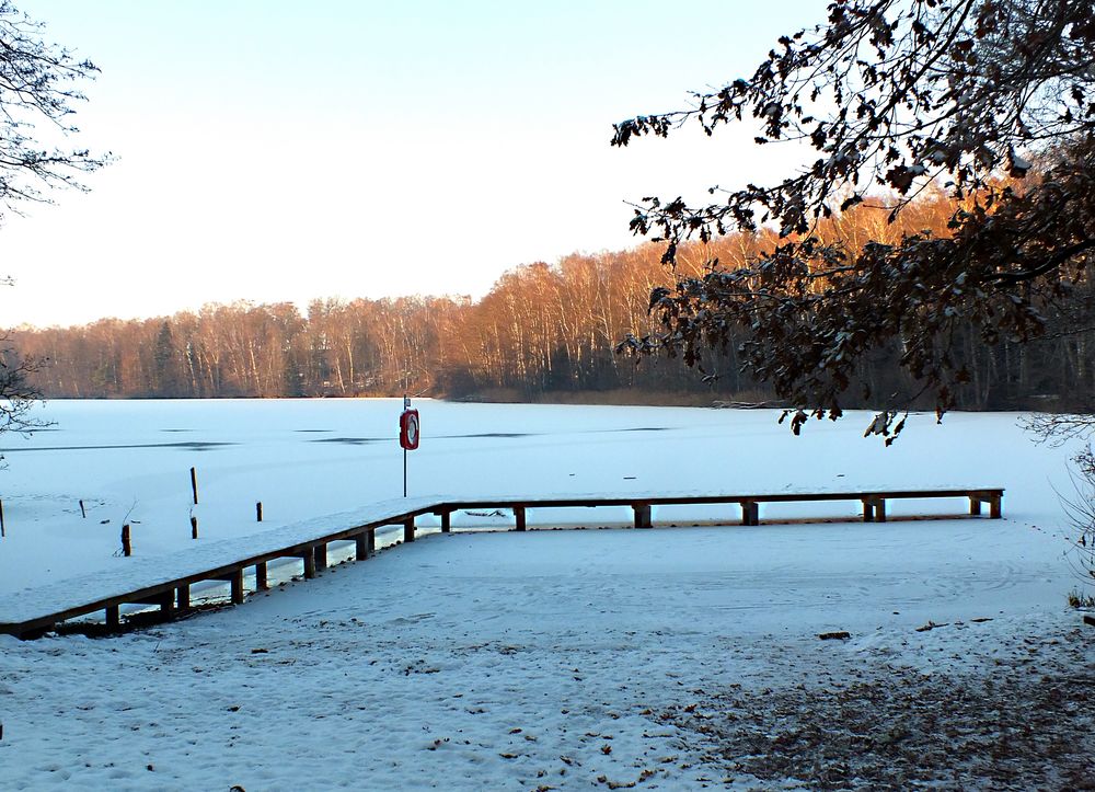 Winter am Pipersee Foto & Bild | landschaft, bach, fluss & see, winter Bilder auf fotocommunity