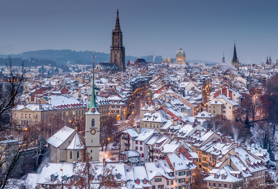 Winter in Bern Foto & Bild | architektur, stadtlandschaft, historisches ...