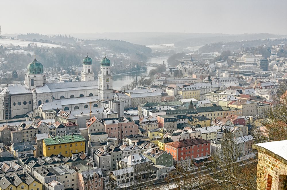 Winter in Passau Foto & Bild | winter, natur, skyline Bilder auf ...