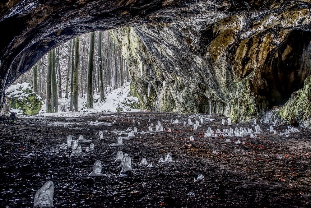 Winter in the Cave Foto & Bild | deutschland, europe, bayern Bilder auf ...