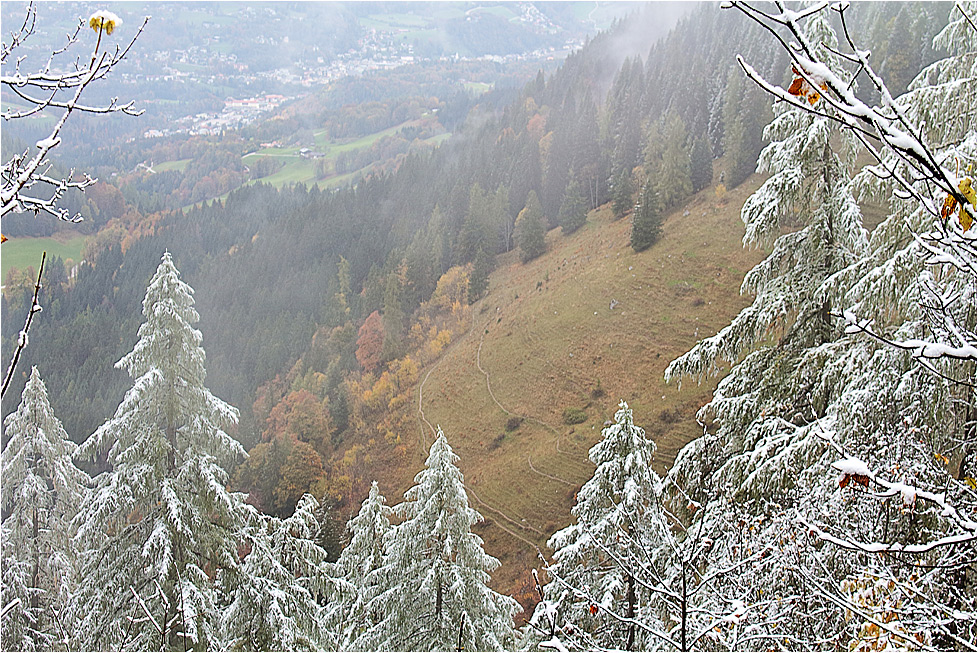 ~ winter meets autumn ~ Foto & Bild | jahreszeiten, herbst ...