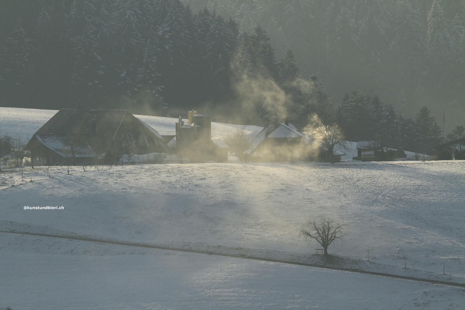 winter-smoke Foto & Bild | landschaft, jahreszeiten, winter Bilder auf ...