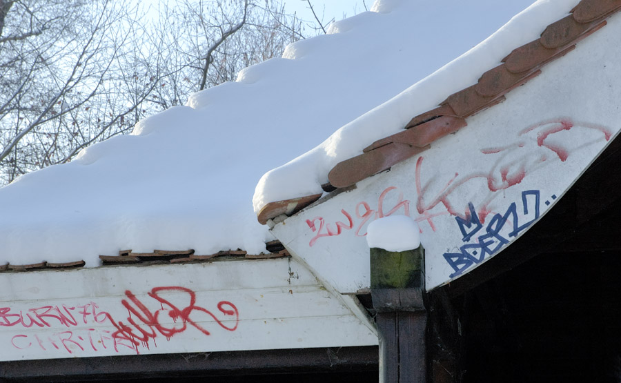 Winter und Graffiti Foto & Bild | deutschland, europe, berlin Bilder ...