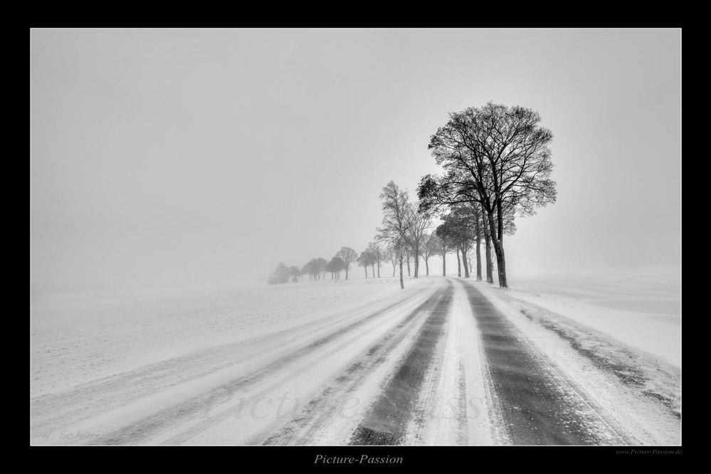 Winter Weg ... Foto & Bild | jahreszeiten, winter, fotokunst Bilder auf fotocommunity