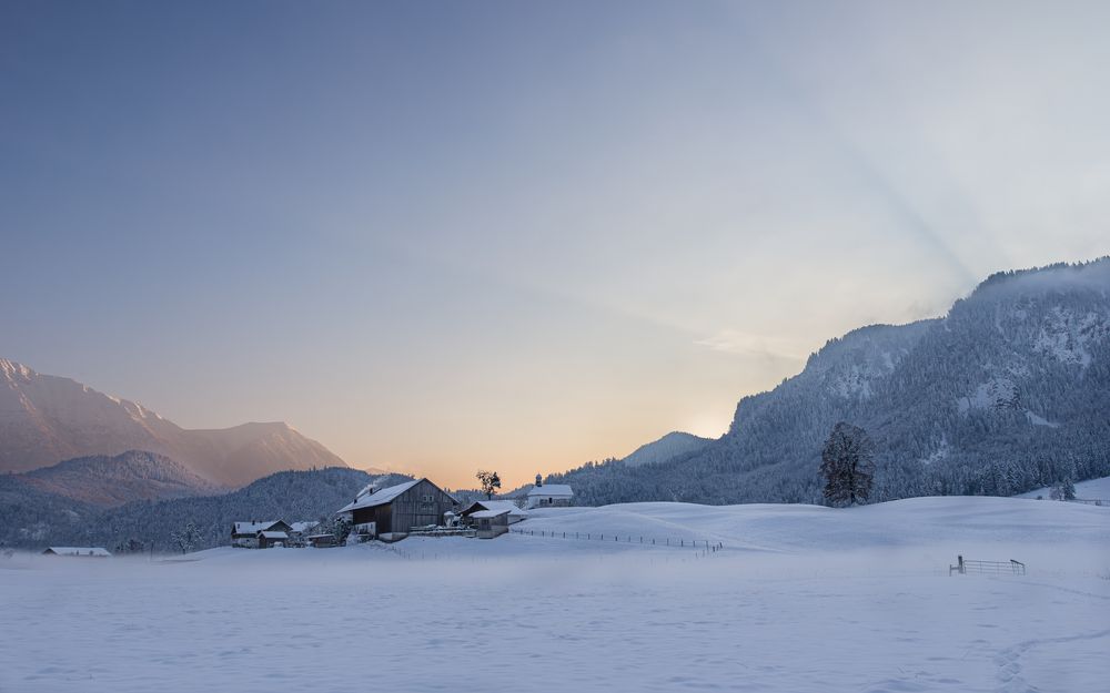 Winterabend Foto & Bild | world, sonnenuntergang, winter Bilder auf fotocommunity