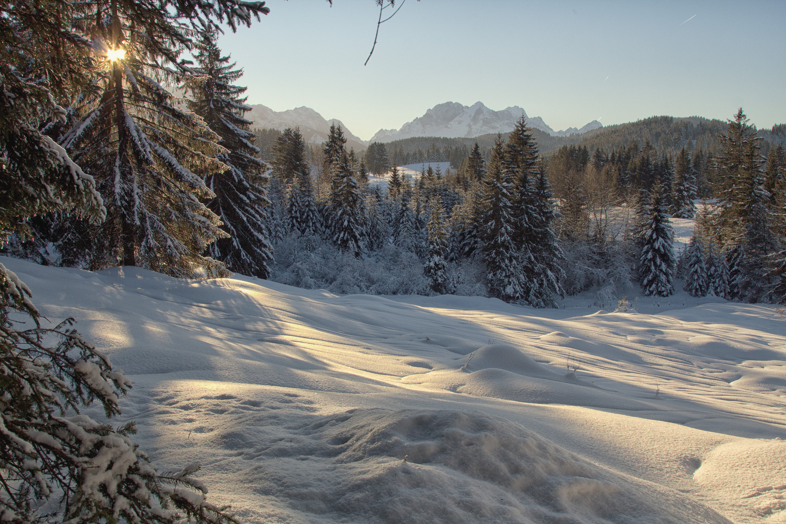 Winterabend Foto & Bild | landschaft, berge, natur und reise Bilder auf fotocommunity
