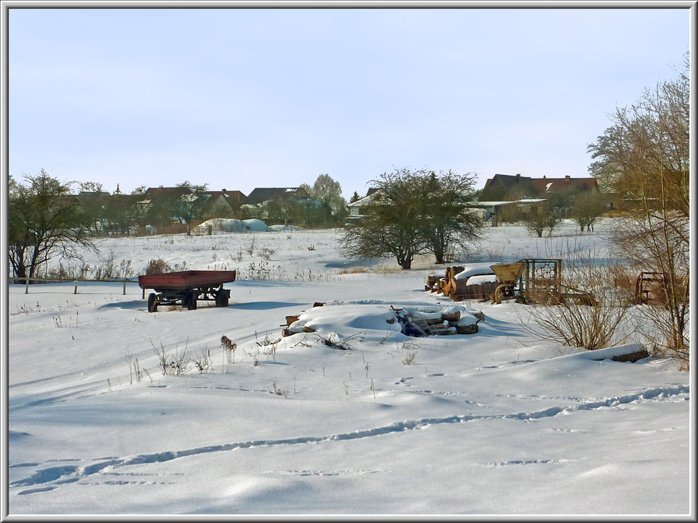 Winterlandschaft in Alt-Strelitz (Mecklenburg-Strelitz) Foto & Bild ...