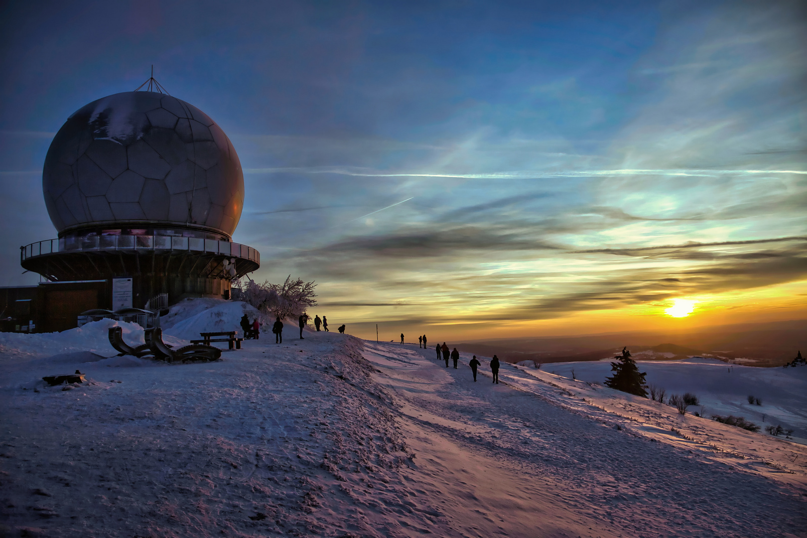 Winterliche Impression von der Wasserkuppe. Foto & Bild | deutschland ...