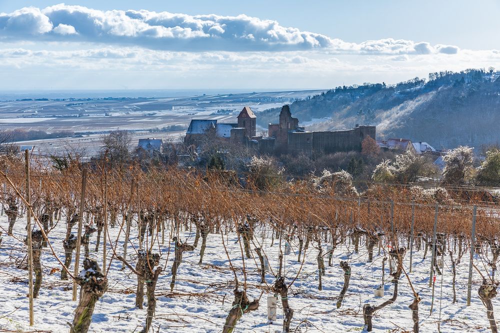 Winterliches Neuleiningen Foto & Bild | world, wolken, winter Bilder ...