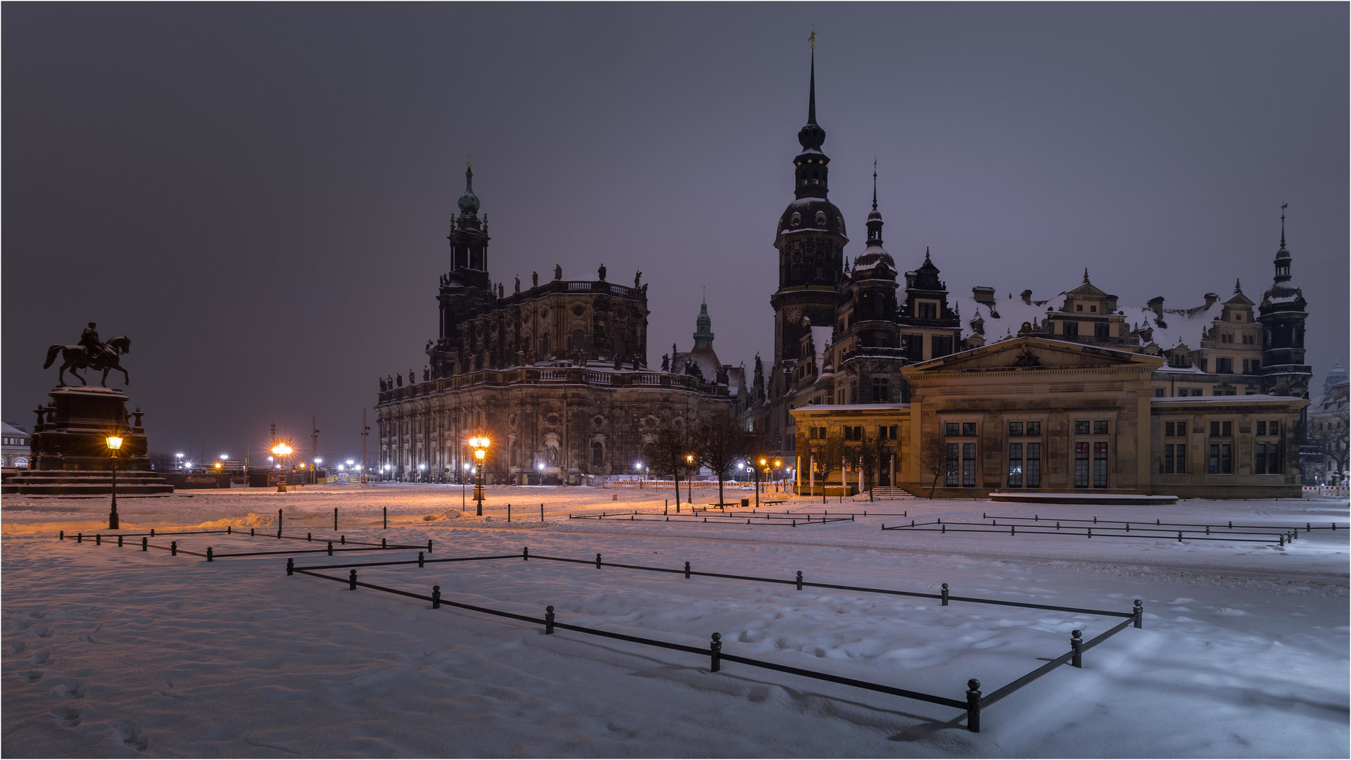 Wintermorgen in Dresden Foto & Bild | architektur, deutschland, europe ...