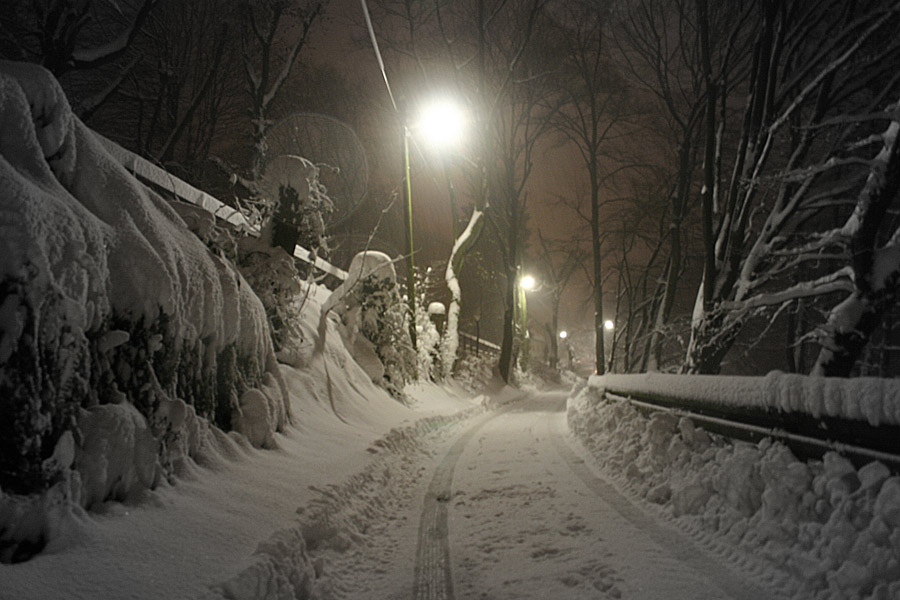 Winternacht Foto & Bild | deutschland, europe, nordrhein- westfalen ...