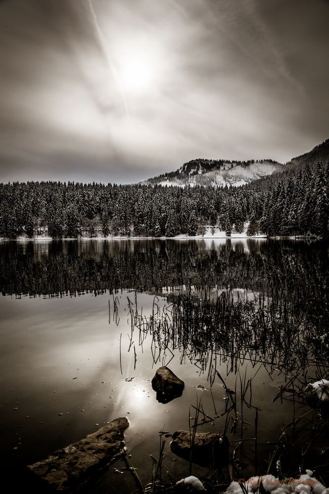 Wintersee Foto & Bild | wolken, natur, see Bilder auf fotocommunity