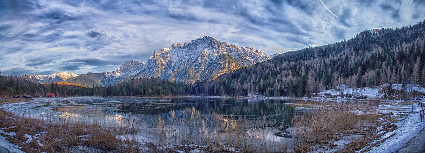 Wintersee Foto & Bild | urlaub, weihnachten, sonnenuntergang Bilder auf ...