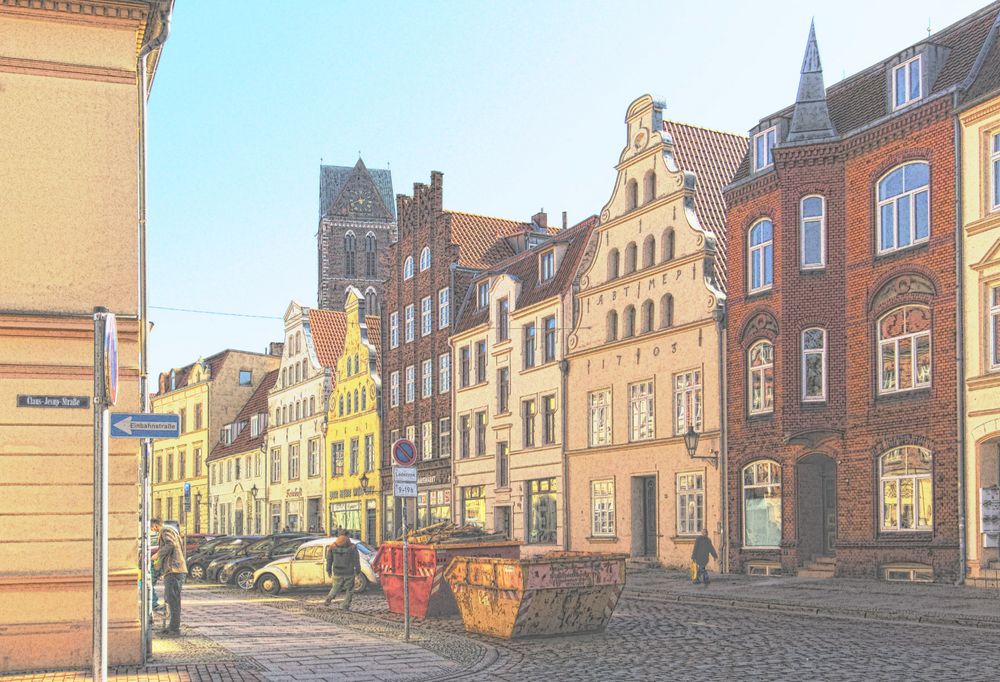 Wismar Foto & Bild | architektur, stadtlandschaft, historisches Bilder auf fotocommunity