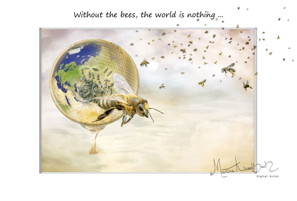 Without the bees, the world is nothing ... Foto & Bild | fotos, art ...