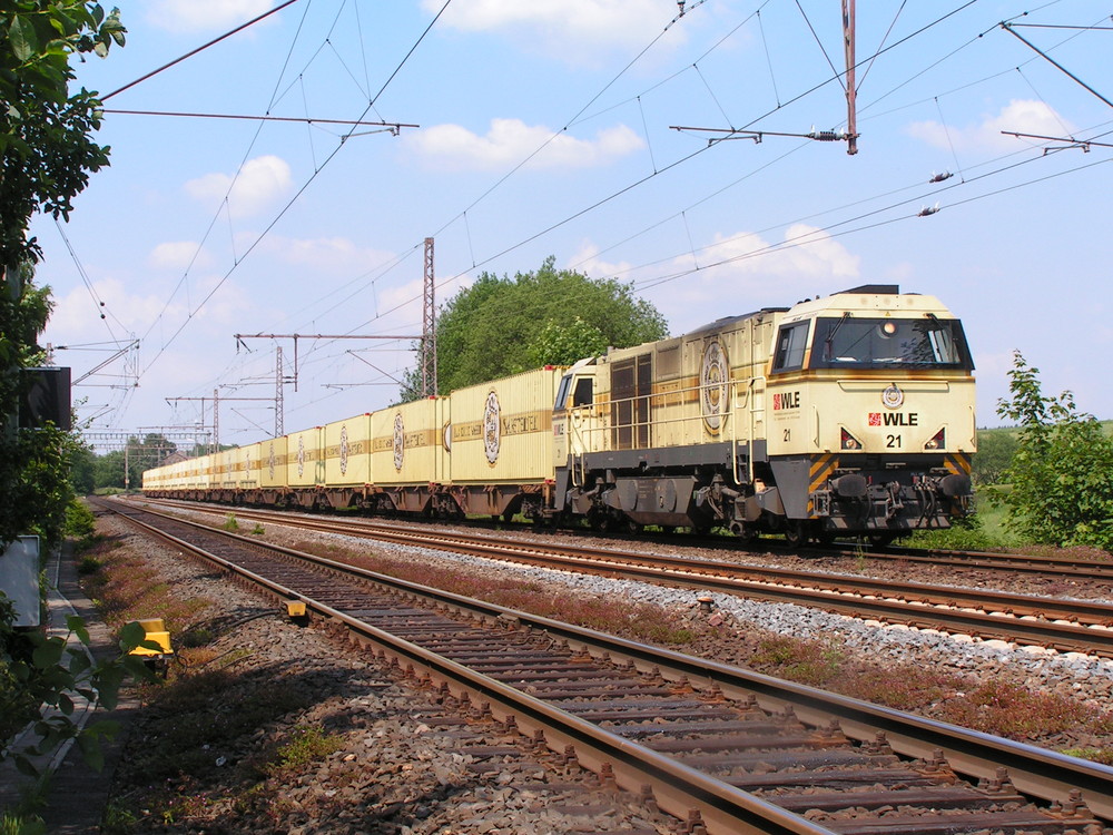 WLE "Warsteiner-Zug" in Buke Foto & Bild | züge, güterzüge, eisenbahn ...