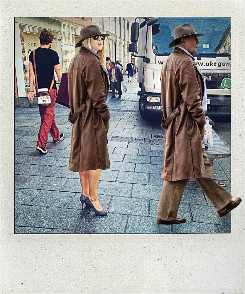 wo gehst denn hin ??? Foto & Bild | streetfotografie mit menschen, kommunikation; grafik; szenen ...