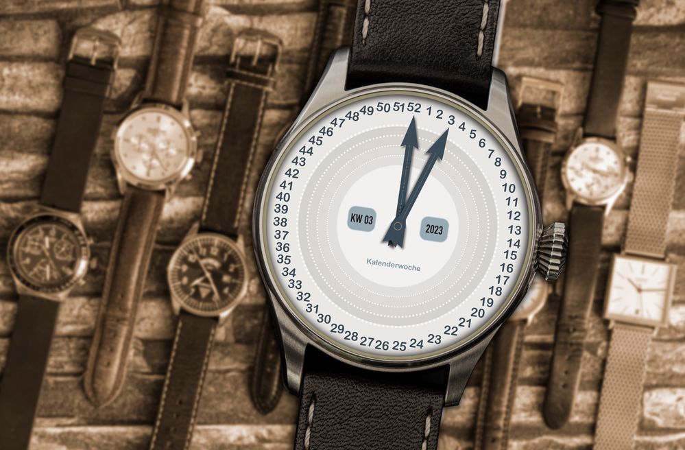 Wochenuhr Foto & Bild | fotomontage, composing , zeit Bilder auf fotocommunity