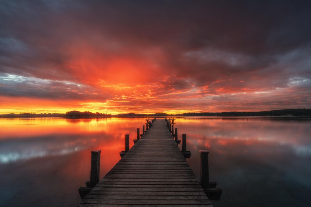 Wörthsee Foto & Bild | sonnenaufgang, morgenröte, sonnenaufgang am see Bilder auf fotocommunity