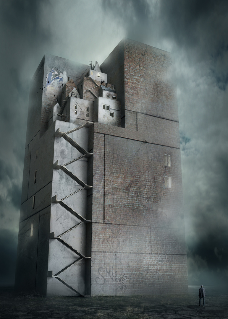Wohnblock Foto & Bild | fotomontage, surreal, composing Bilder auf fotocommunity