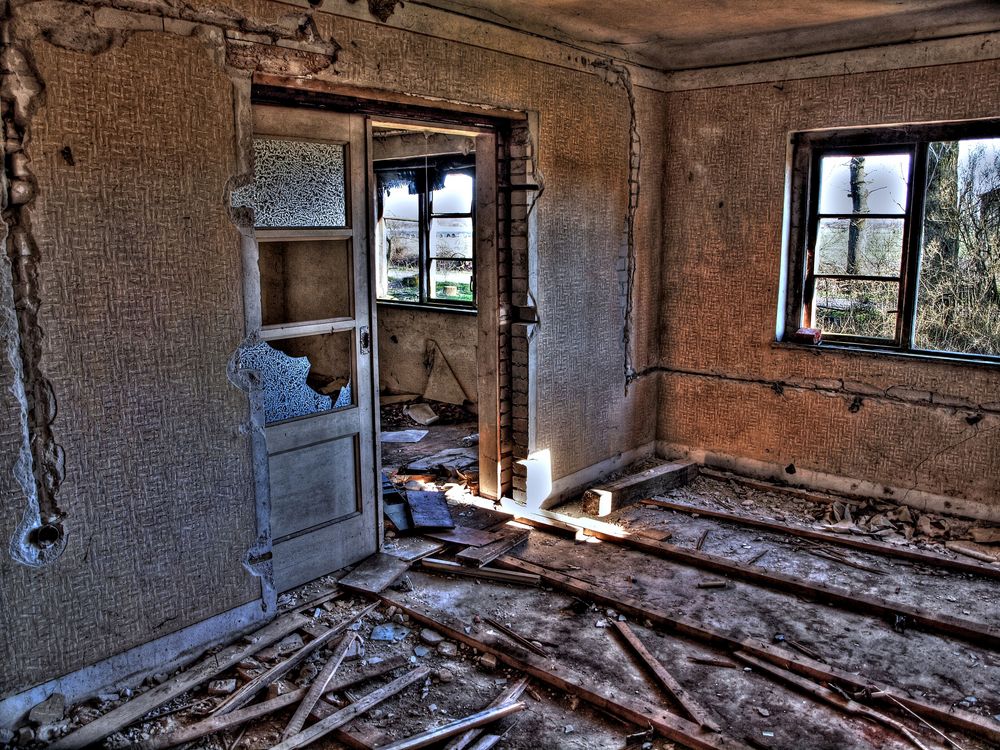 Wohnzimmer Foto & Bild | bearbeitungs - techniken, hdri & tm, lost places Bilder auf fotocommunity