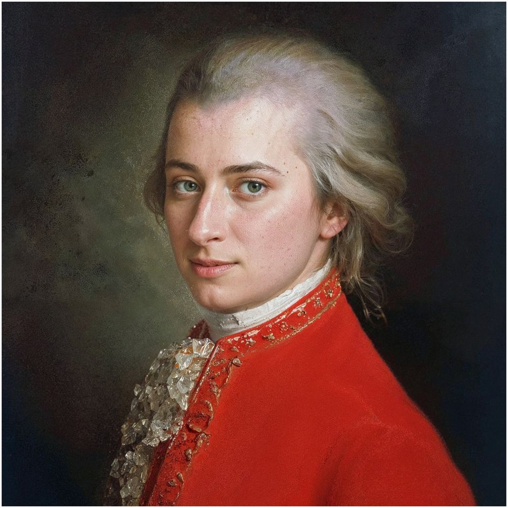 Wolfgang Amadeus Mozart Foto & Bild | ki-generierte bilder, ki ...