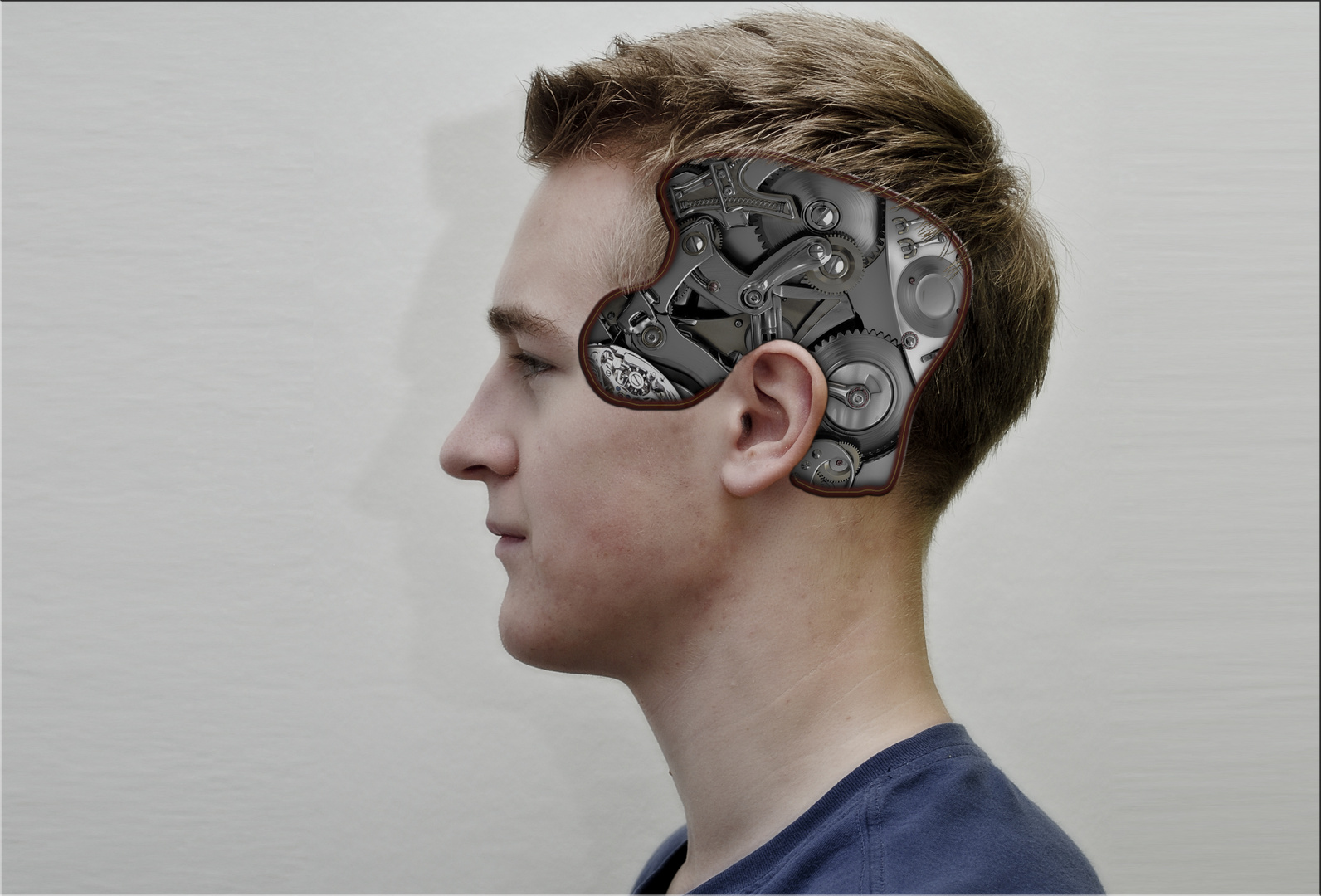 Working like a machine Foto & Bild | fotomontage, multiple ...