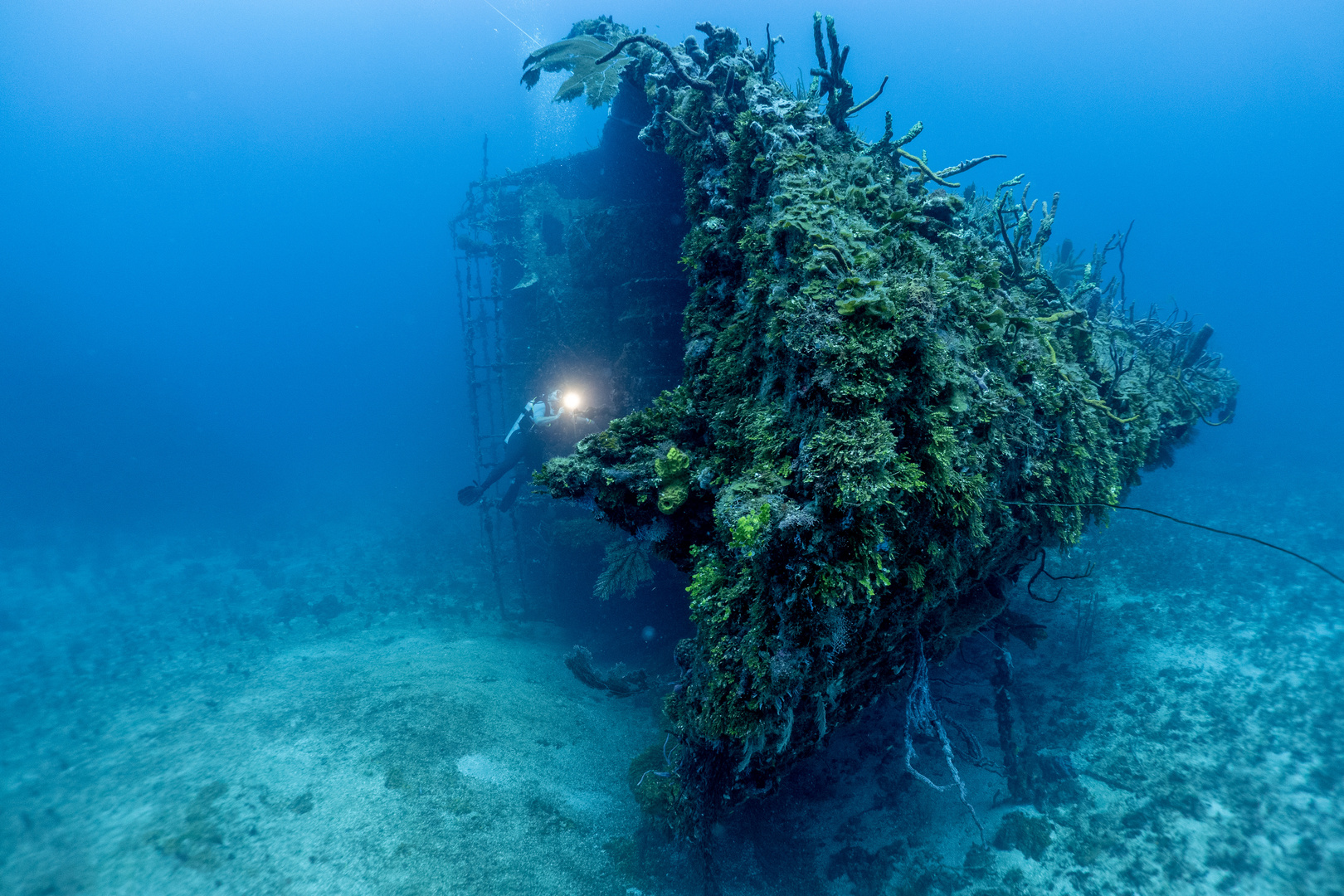 Wrack "Jado Trader" auf Guanaja (Honduras) Foto & Bild | unterwasser ...