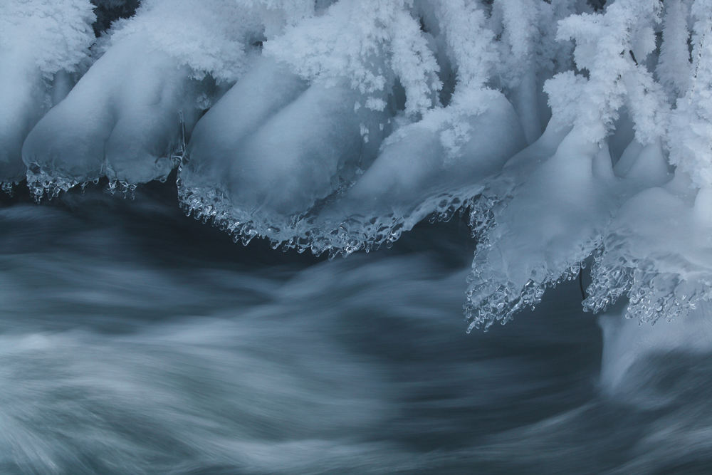 Wunderschönes Eis am Bach Foto & Bild | landschaft, bach, fluss & see, natur u. landschaft ...