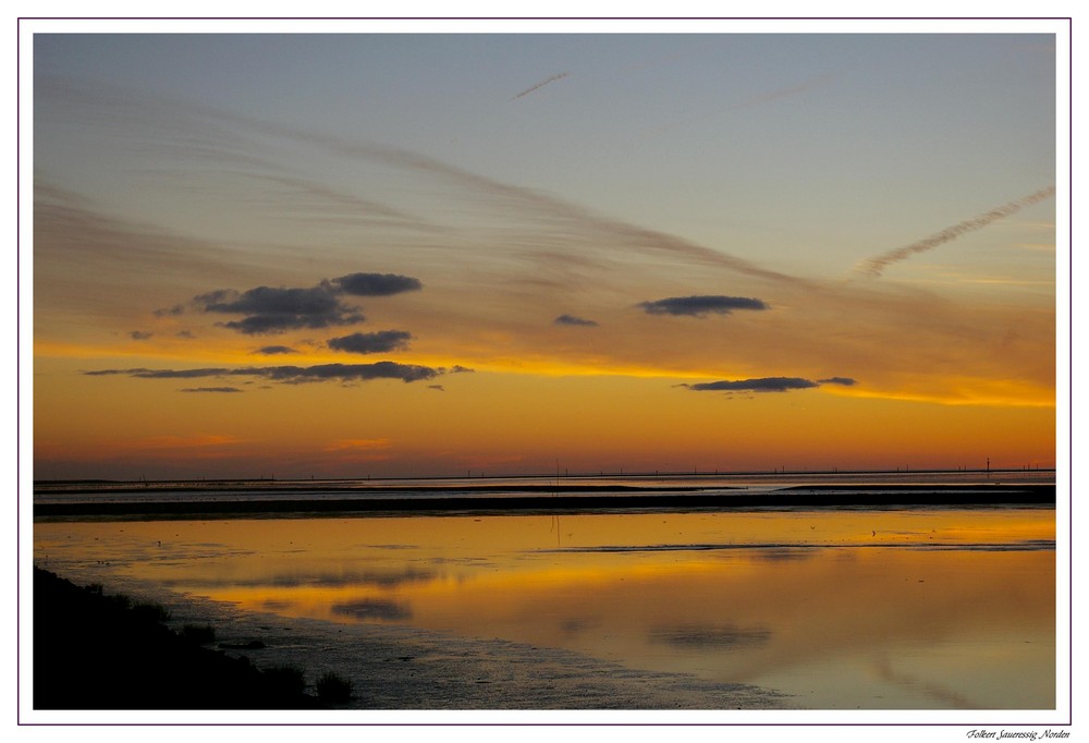 Wunderwelt Wattenmeer im Herbst...... Foto & Bild | sonnenuntergänge ...