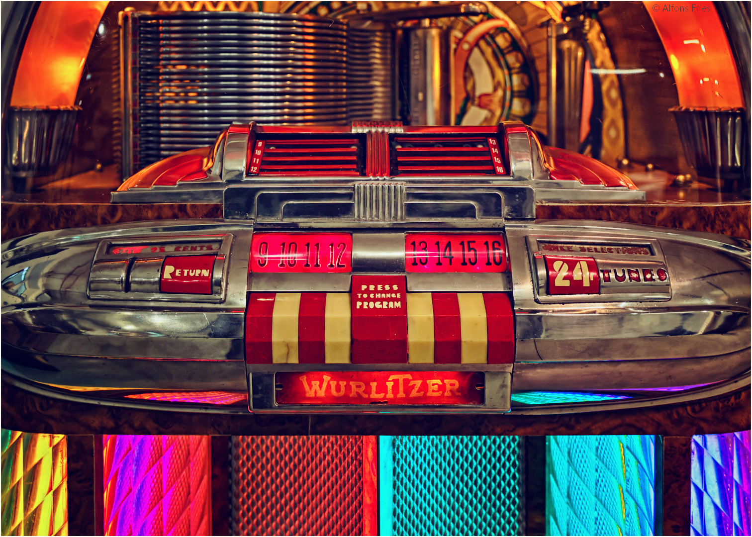 Wurlitzer Musikbox Foto & Bild | art, music, licht Bilder auf fotocommunity