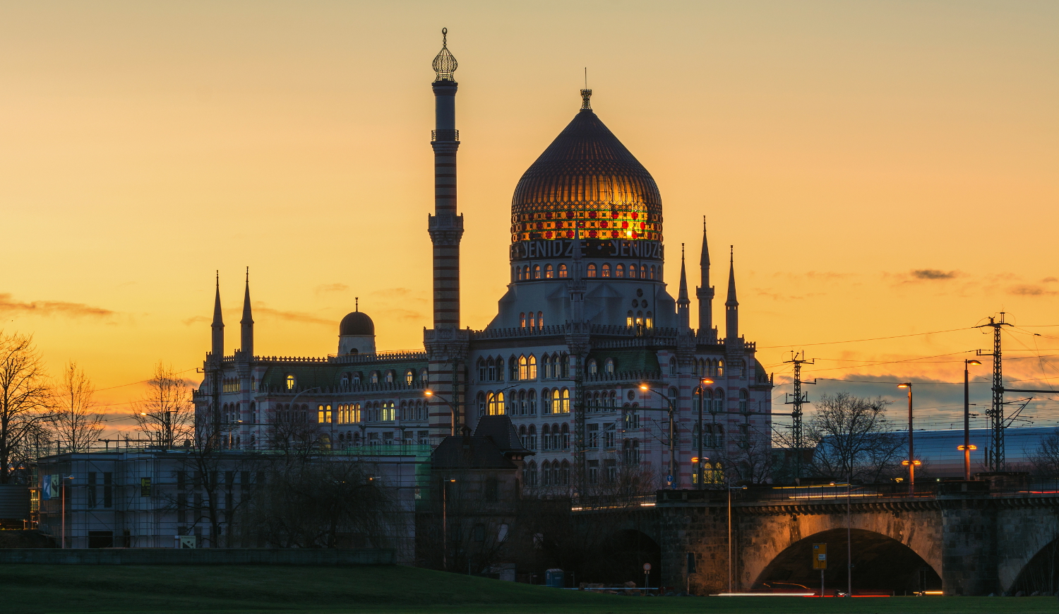Yenidze Foto & Bild | abendstimmung, dresden, architektur Bilder auf ...