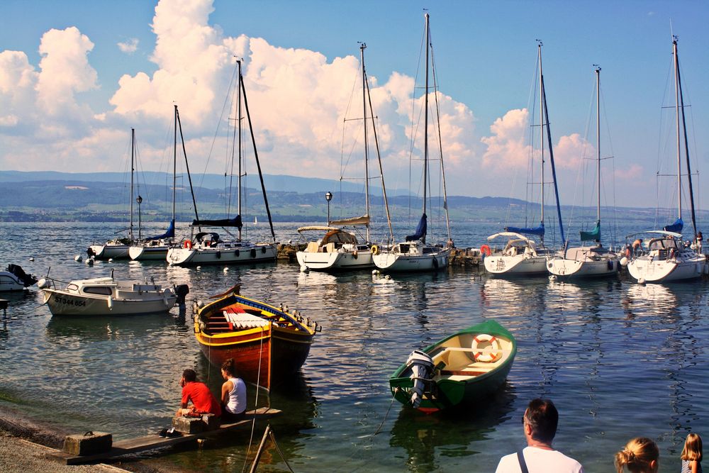 Yvoire am Genfer See Foto & Bild | world, natur, schweiz Bilder auf ...