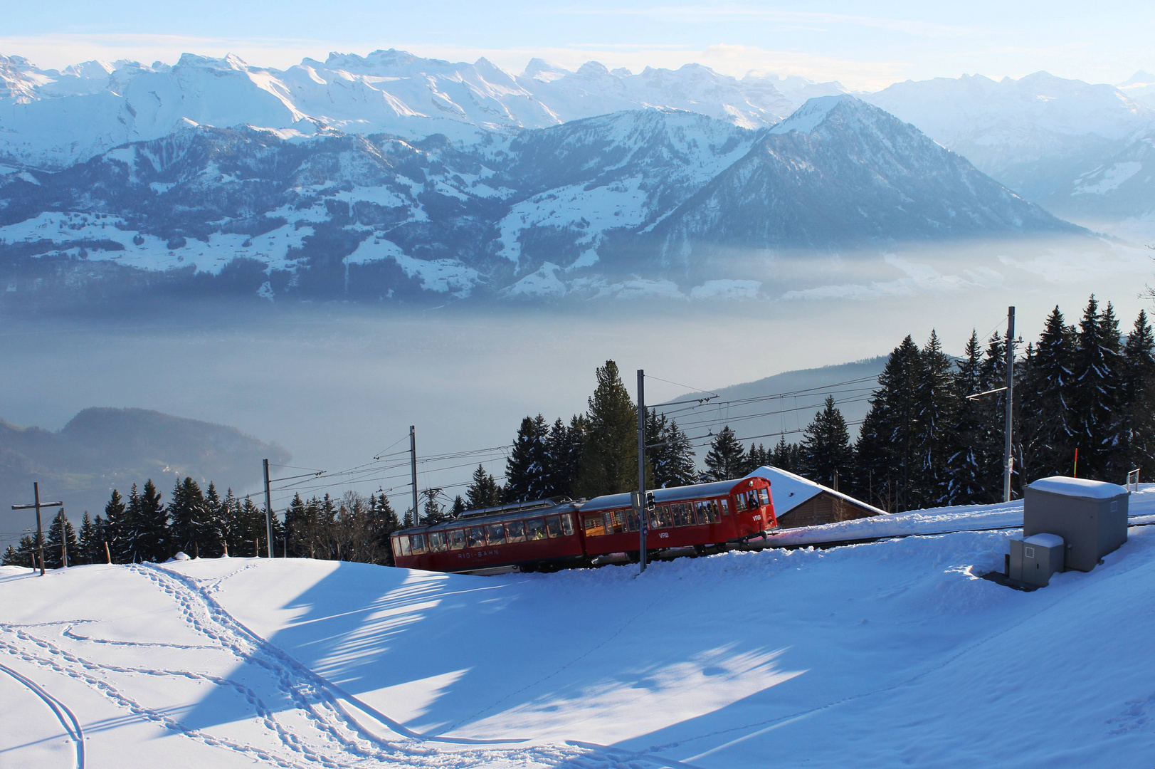 Zahnradbahn Vitznau-Rigi Kulm ... Foto & Bild | zahnradbahnen ...