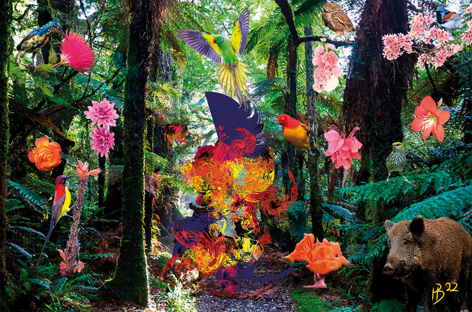 Zauberwald Foto & Bild | fotomontage, bearbeitungs - techniken, composing Bilder auf fotocommunity