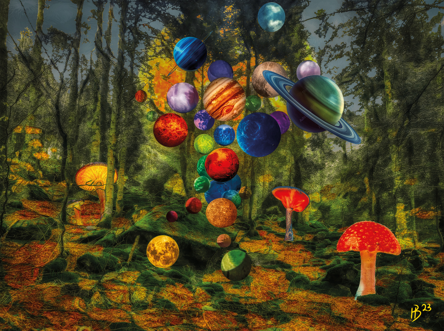 Zauberwald III Foto & Bild | fotomontage, fantasy mystery, bearbeitungs - techniken Bilder auf ...