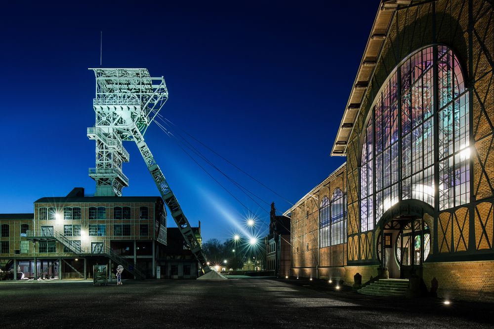 Zeche Zollern 2017 Foto & Bild | blau, nacht, nachtaufnahme Bilder auf fotocommunity