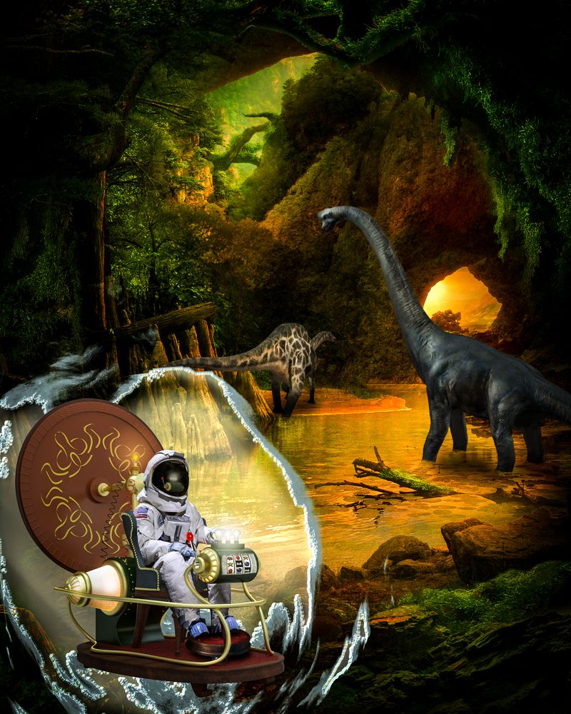 Zeitmaschine Foto & Bild | fotomontage, fantasy mystery, composing Bilder auf fotocommunity