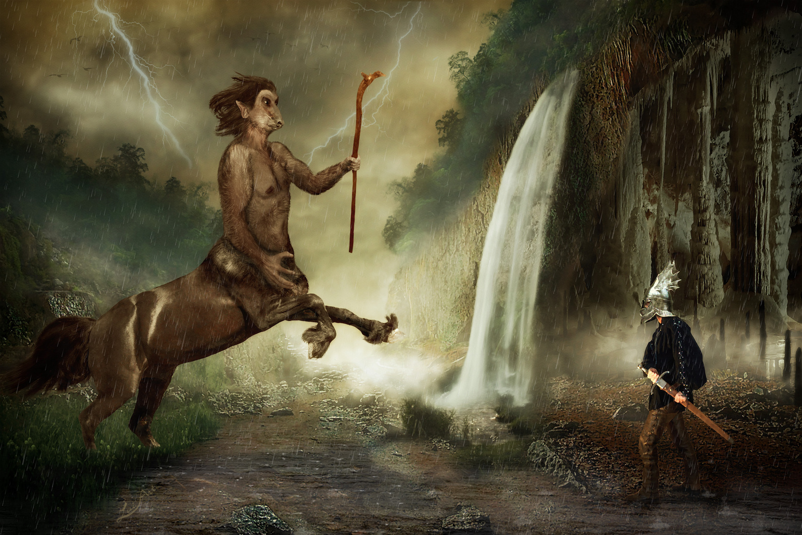 Zentaur Foto & Bild | fotocommunity, google, composing Bilder auf fotocommunity