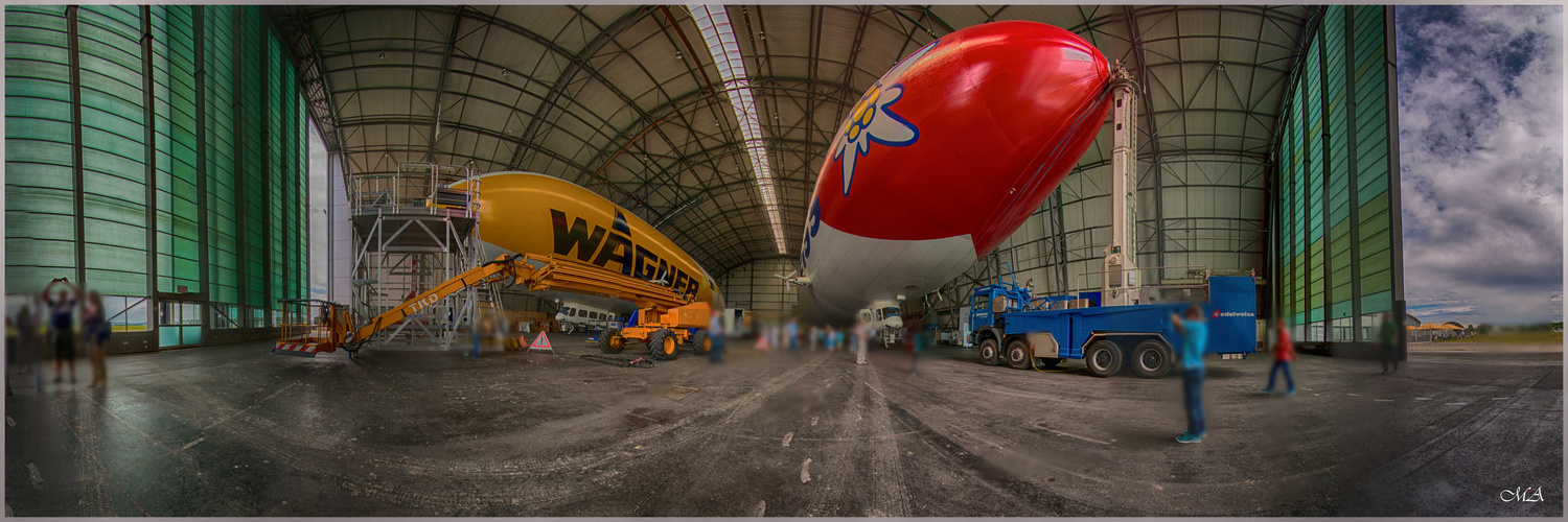 Zeppeline in der Werft Foto & Bild | luftfahrt, ballone & luftschiffe ...