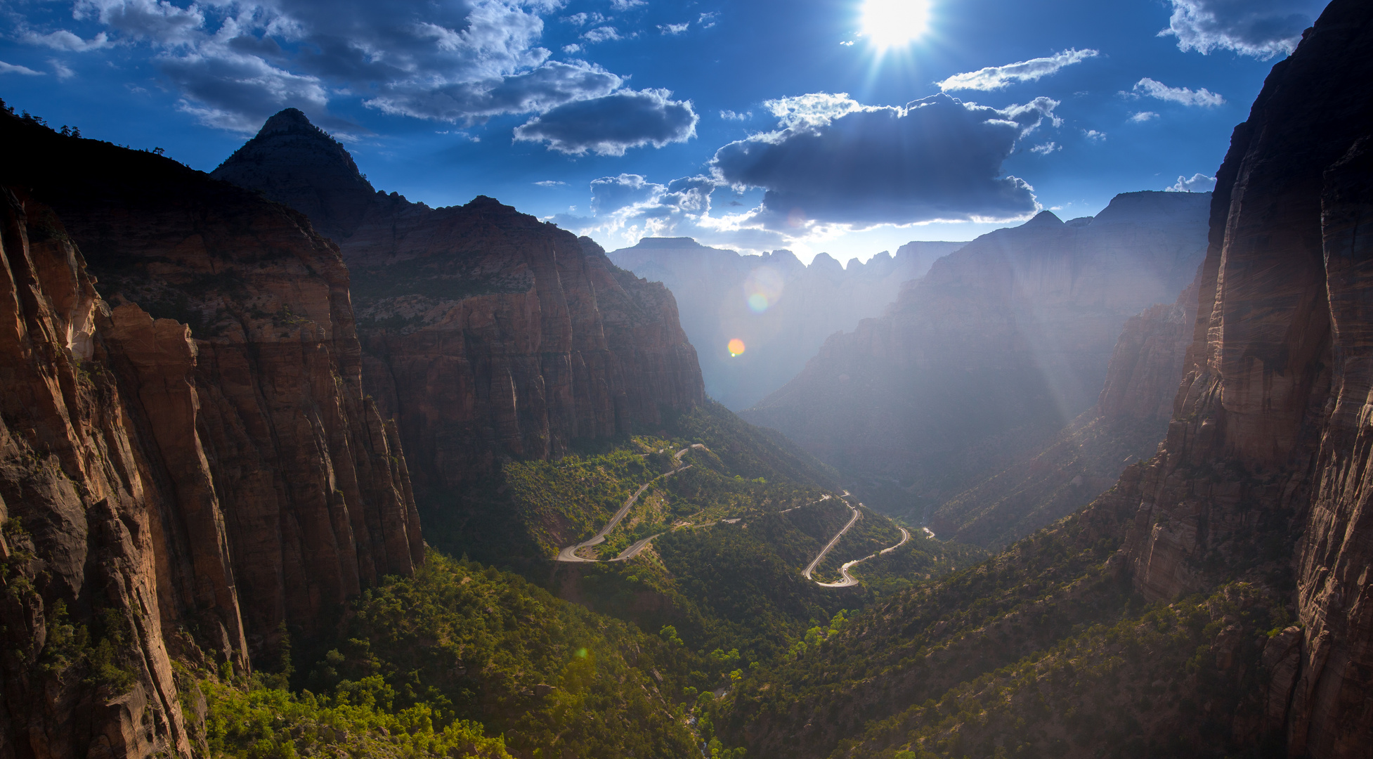 Zion Canyon Overlook Foto & Bild | north america, united states ...