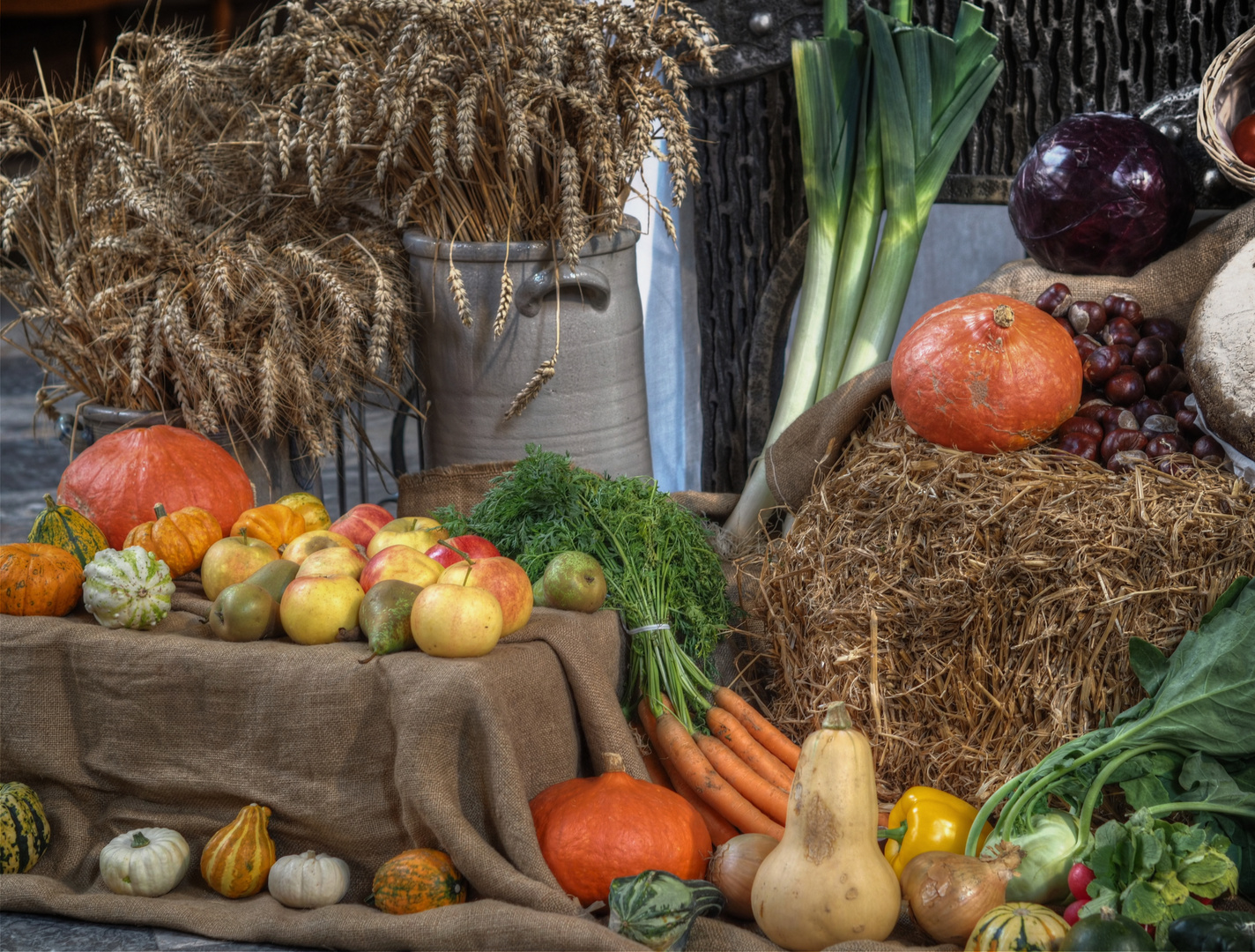 Zum Erntedank Foto & Bild | kirche, getreide, glaube Bilder auf ...