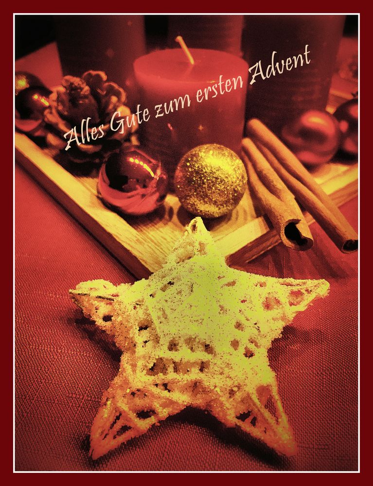 Zum ersten Advent Foto & Bild | spezial, dekoration, weihnachten ...
